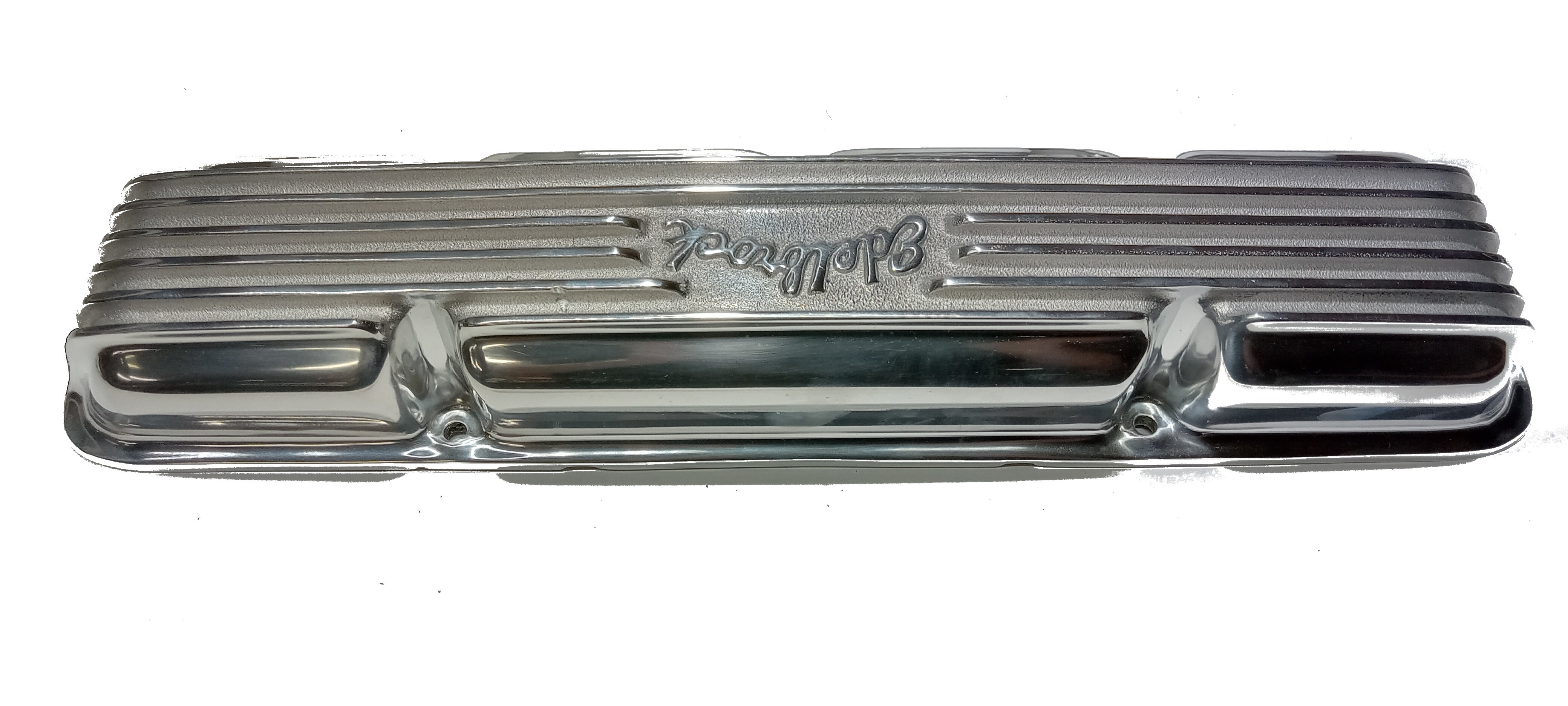 Clearance - Valve Covers, Edelbrock Finned Polished Aluminum, 1966-69 ...