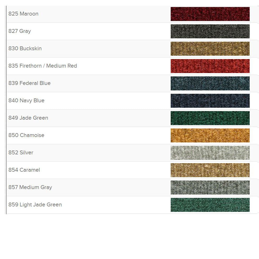 Carpet Set, OE Correct Molded w/Mass Backing Upgrade, 1968 AMC AMX (Ch ...