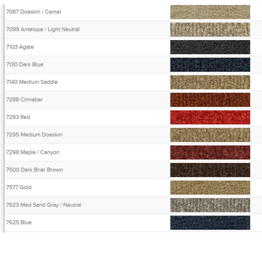 Carpet Set, OE Correct Molded w/Mass Backing Upgrade, 1968 AMC AMX (Ch ...